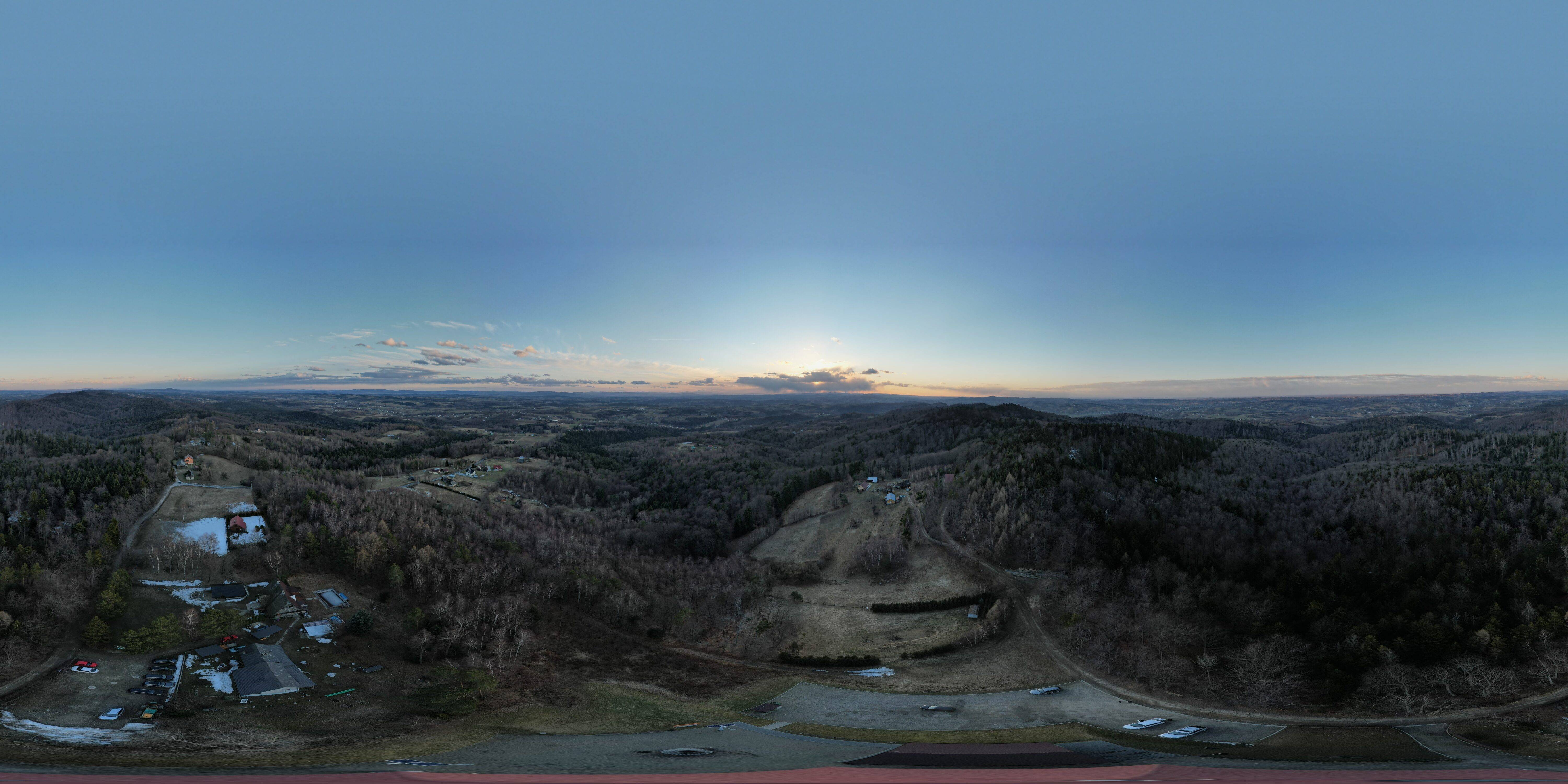 Brzanka - wieża widokowa, szlak na szczyt, Pogórze Ciężkowickie