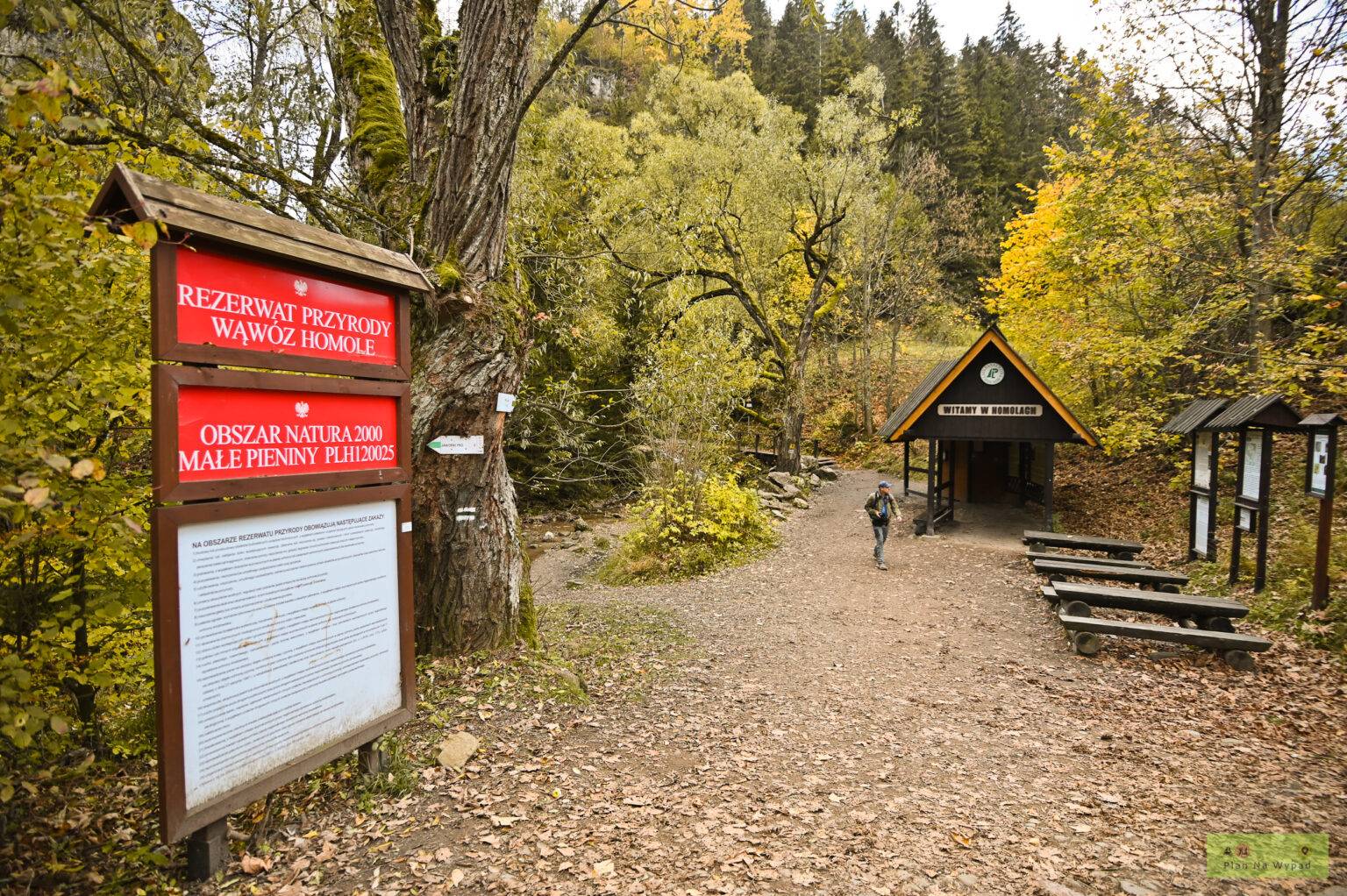 Wąwóz Homole: łatwy szlak Pienin, mapa trasy, ile się idzie?