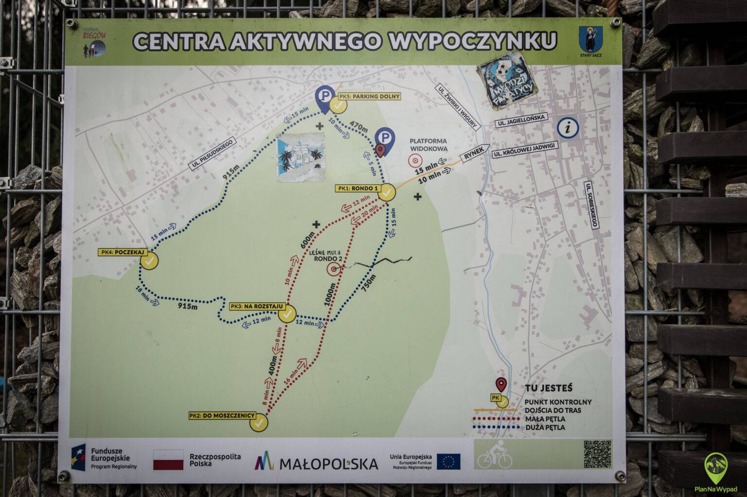 Leśne molo Stary Sącz: zwiedzanie, mapa trasy, ile się idzie?