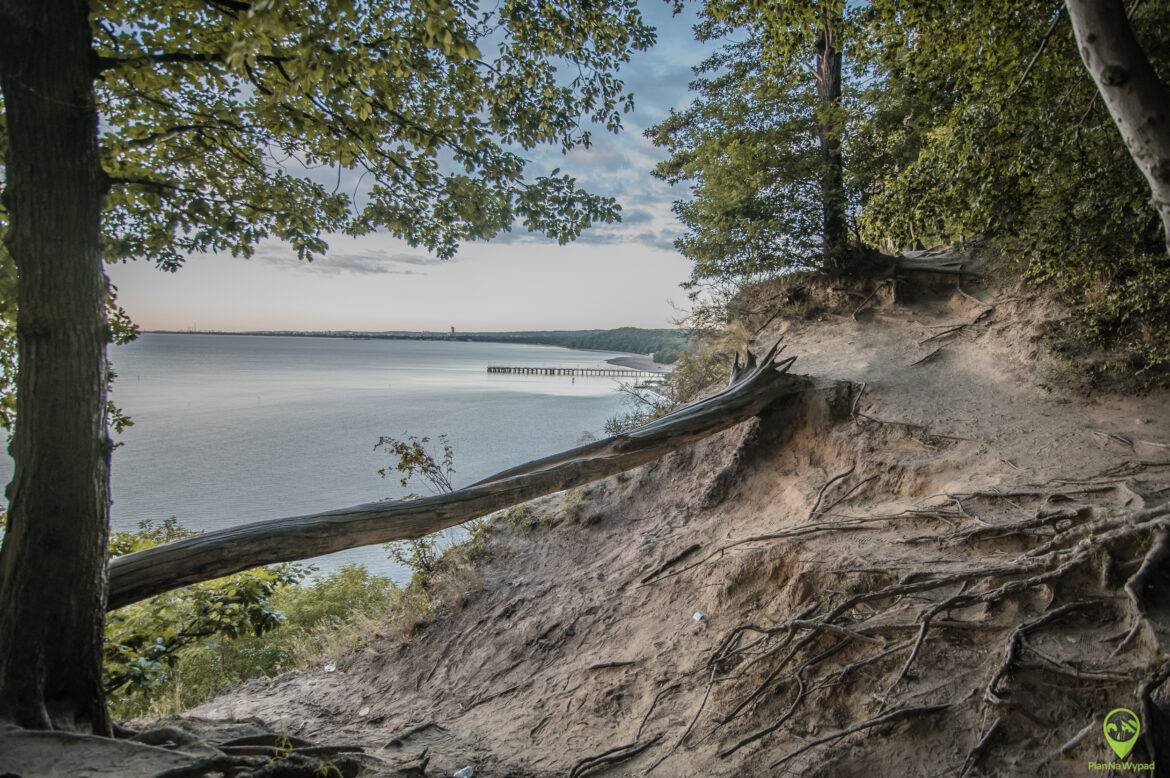 Klif Orłowski: najkrótszy szlak na punkt widokowy, mapa