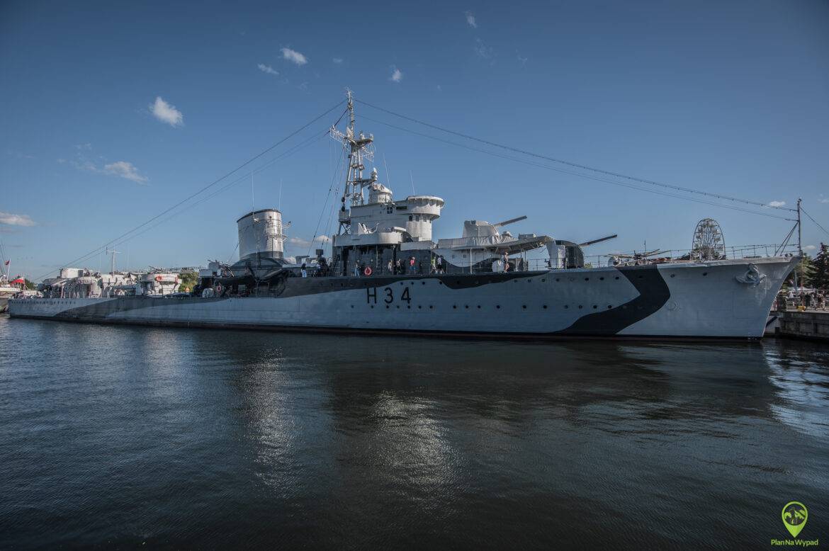 ORP Błyskawica: zwiedzanie okrętu wojennego w Gdyni