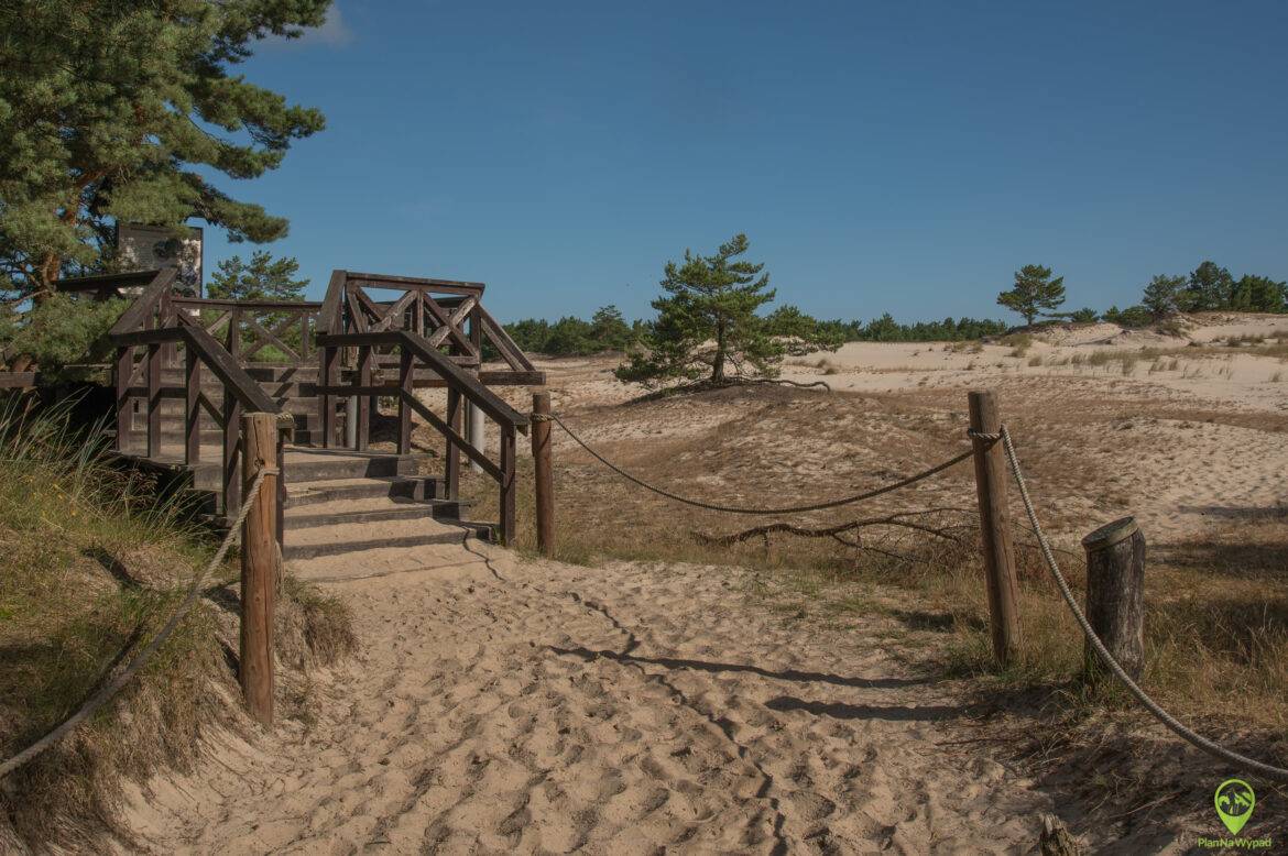 Ruchome wydmy Łeba: trasa na wydmę Łącką, ile się idzie?