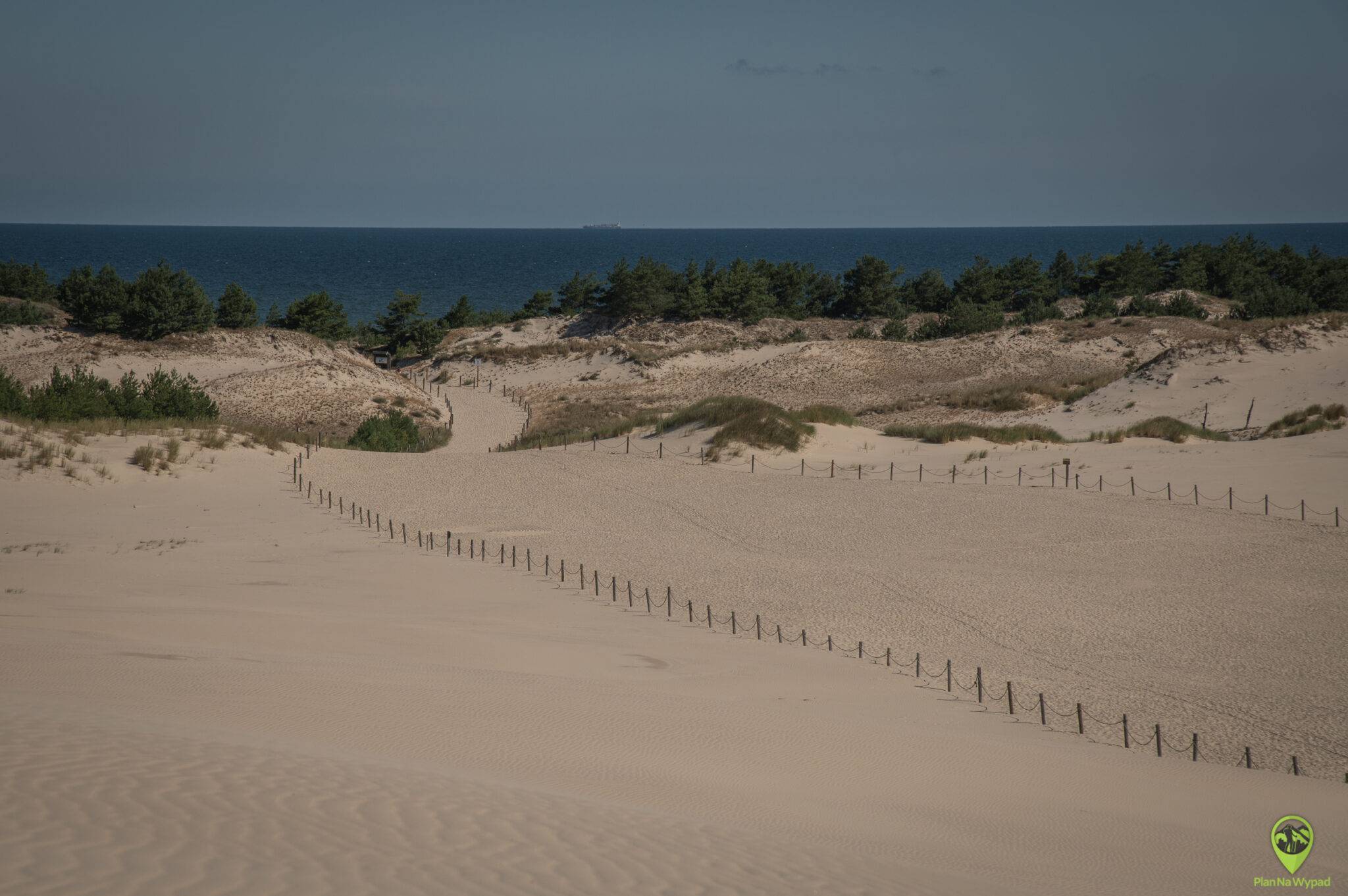 Ruchome wydmy Łeba: trasa na wydmę Łącką, ile się idzie?